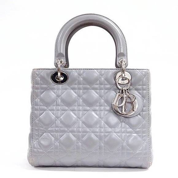 Dior | Bags | Christian Dior Lady Dior Cannage Stitch Leather Shoulder ...